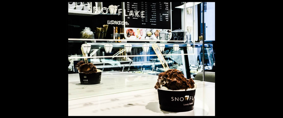 Snowflake Gelato in Soho - London Guided Walks