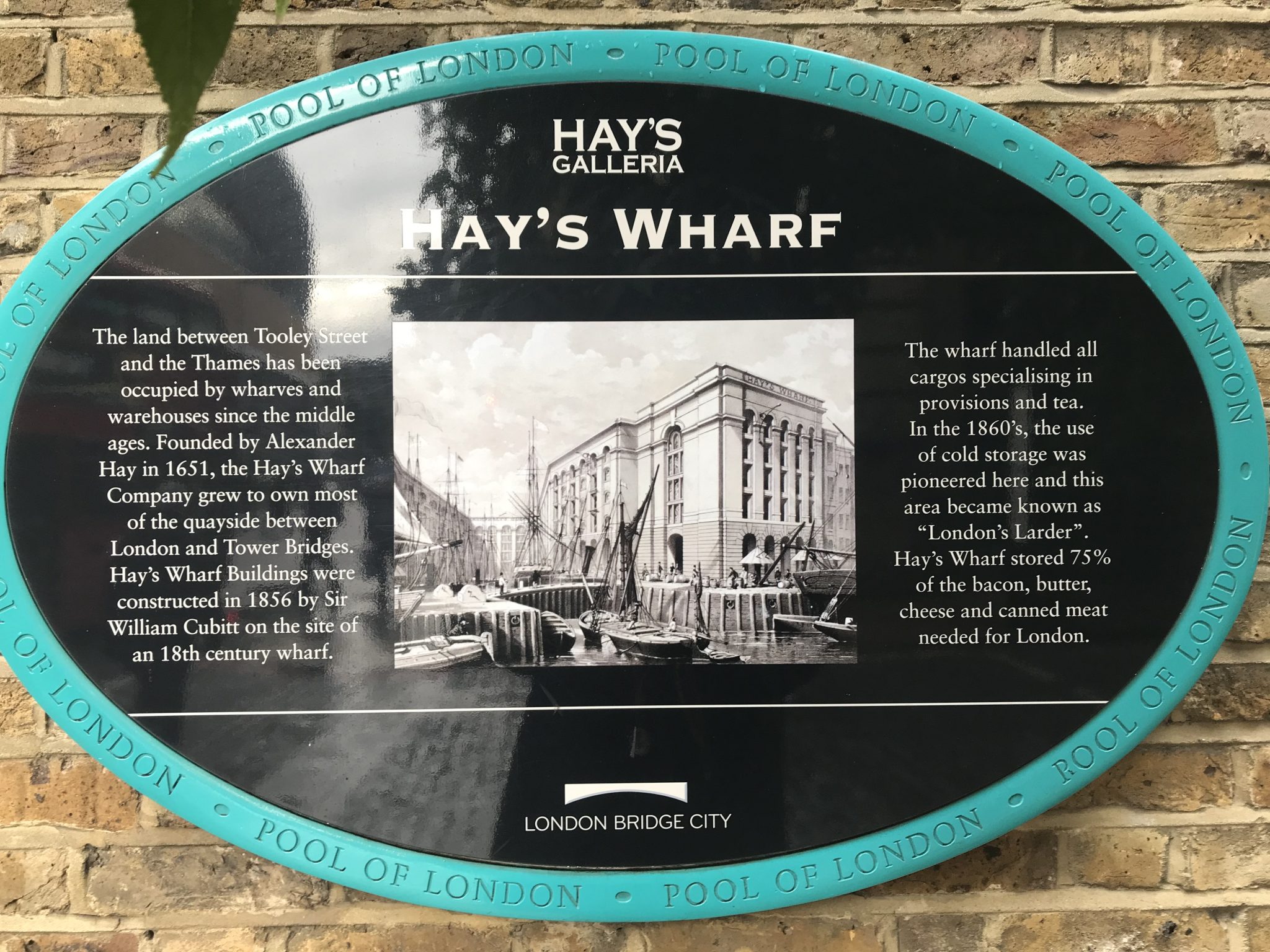 The History of Hay’s Wharf and Hay’s Galleria - London Guided Walks